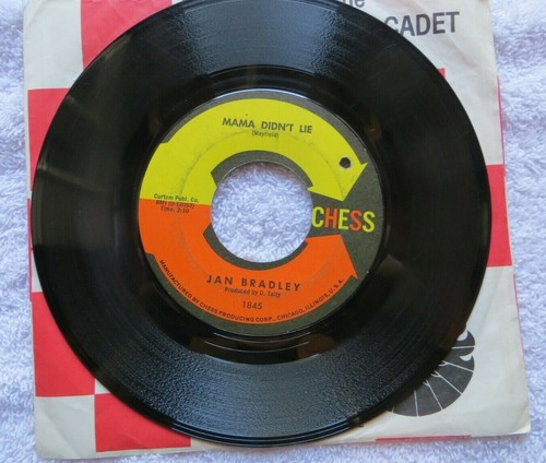 Jan Bradley "Mama Didn't Lie/Lovers Like Me" 45 rpm Chess Records 1845 ...