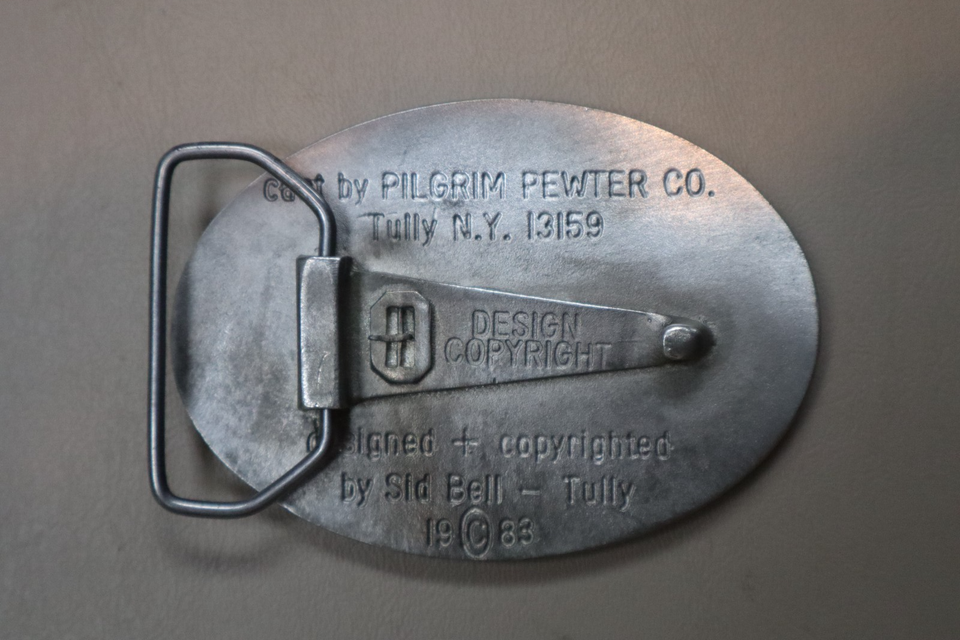 cast by Pilgrim Pewter Co. Tully N.Y. 13159 1983 Belt Buckle | eBay