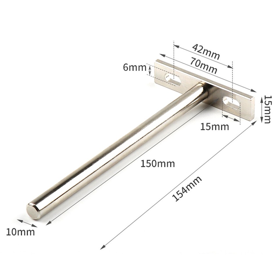 Fixed Hidden Invisible Floating Shelf Support Hidden Bracket 50mm ...