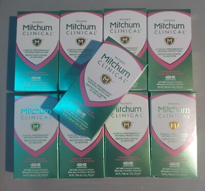 9 Mitchum Women Clinical Powder Fresh AntiPerspirant Deodorant Soft ...