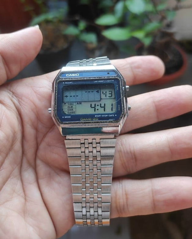 CASIO GM-20 FIRST ANIMATED GAME "UFO" WATCH VINTAGE DIGTAL JAPAN 1980 ...