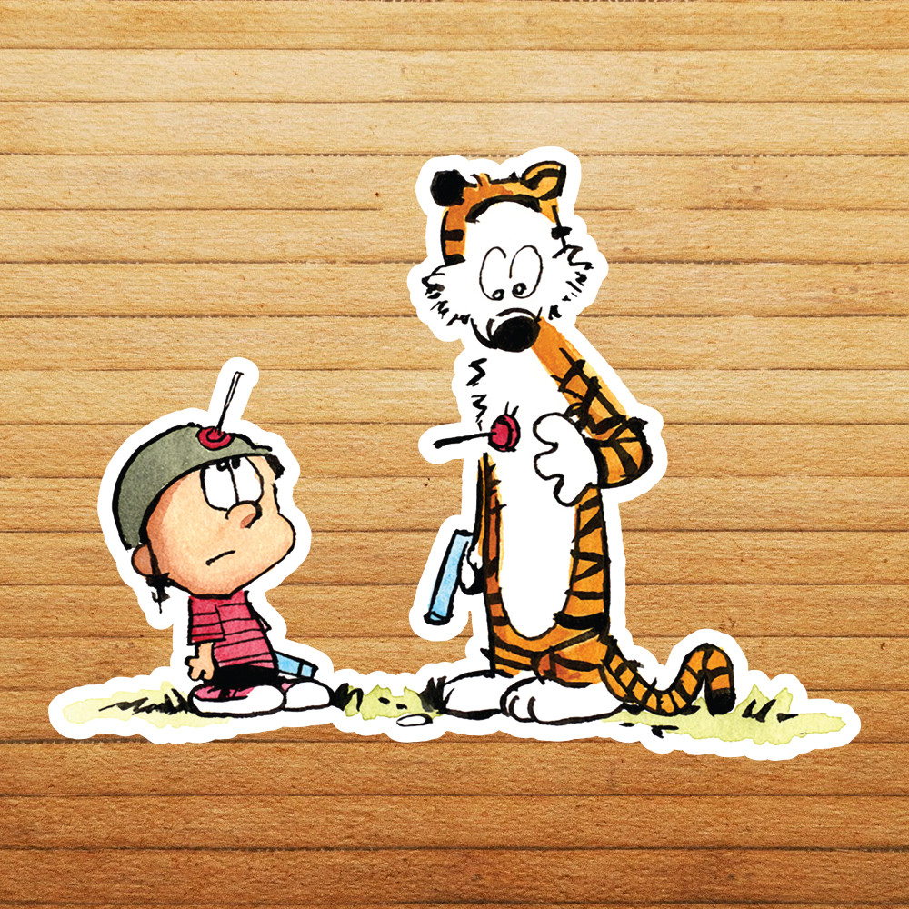 Calvin And Hobbes Car Decals