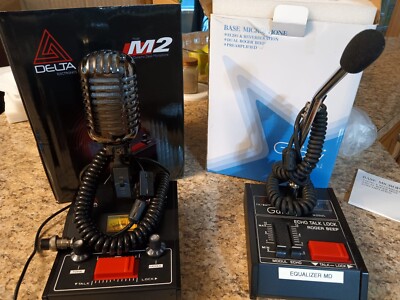 1 Delta M2 cb microphone Black Chrome lke new condition | eBay