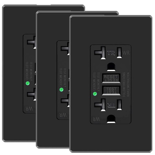 20 Amp Outdoor GFCI Receptacle Outlet Tamper-Resistant WR ETL with ...