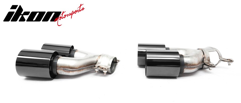 Fits 17-20 BMW 5 Series G30 M5 Style Stainless Steel Quad Exhaust Tips ...