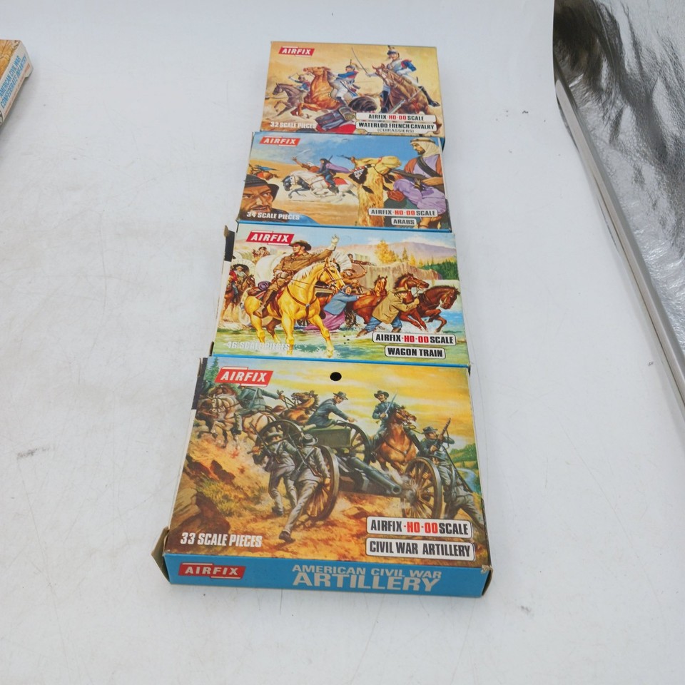 Airfix Model Kit Bundle HO-OO Scale American Civil War Wagon Train ...
