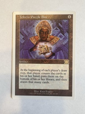 Magic the Gathering Teferi's Puzzle Box 6th Edition Artifact Card | eBay