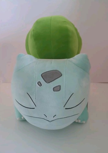 Jazwares~Official Pokémon Sleeping Bulbasaur 18" Jumbo X-Large Plush ...