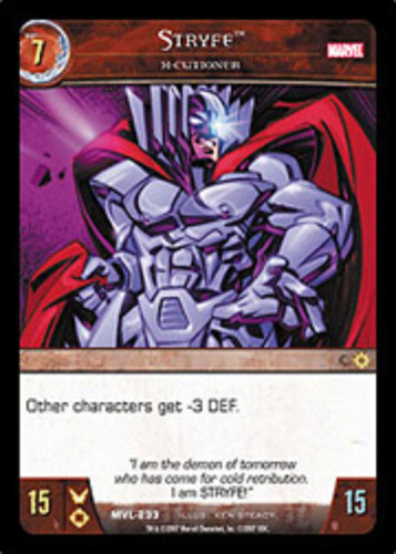 VS System: Stryfe, X-Cutioner [Played] Marvel Legends TCG CCG Classic ...
