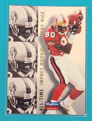 1996 SkyBox Impact Rookies #98 Jerry Rice San Francisco 49ers FOOTBALL ...