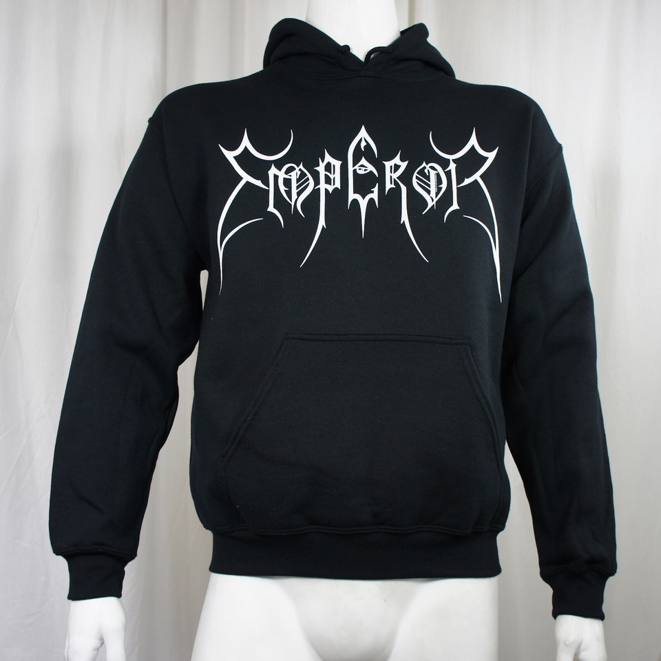 Authentic EMPEROR Band Classic Shield Logo Pullover HOODIE S NEW | eBay