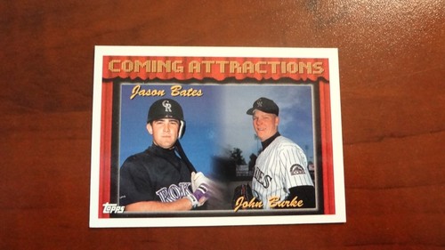1994 TOPPS # 780 COMING ATTRACTIONS JASON BATES/JOHN BURKE BASEBALL ...