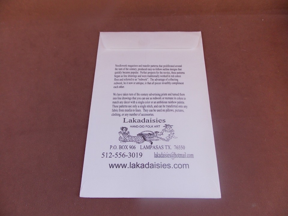 Stitchery Pattern R-206 Hand-Did Folk Art Lakadaisies | eBay
