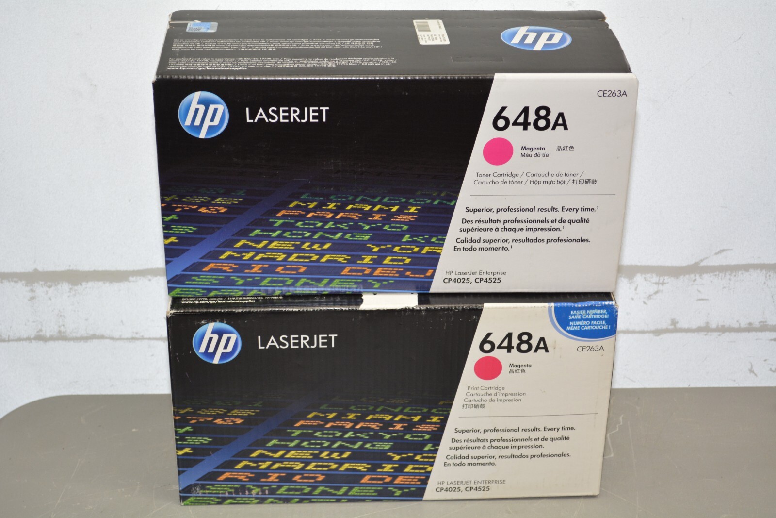 ^ Lot 2x HP 648A (CE263A) Magenta Laser Toner Cartridges #X1594 | eBay