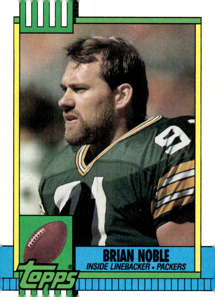 1990 Topps #151a Brian Noble - Green Bay Packers | eBay