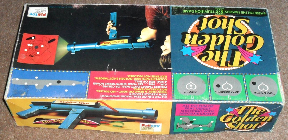 Golden Shot Board Game TV Show Target Palitoy 1975 WORKING VINTAGE ...