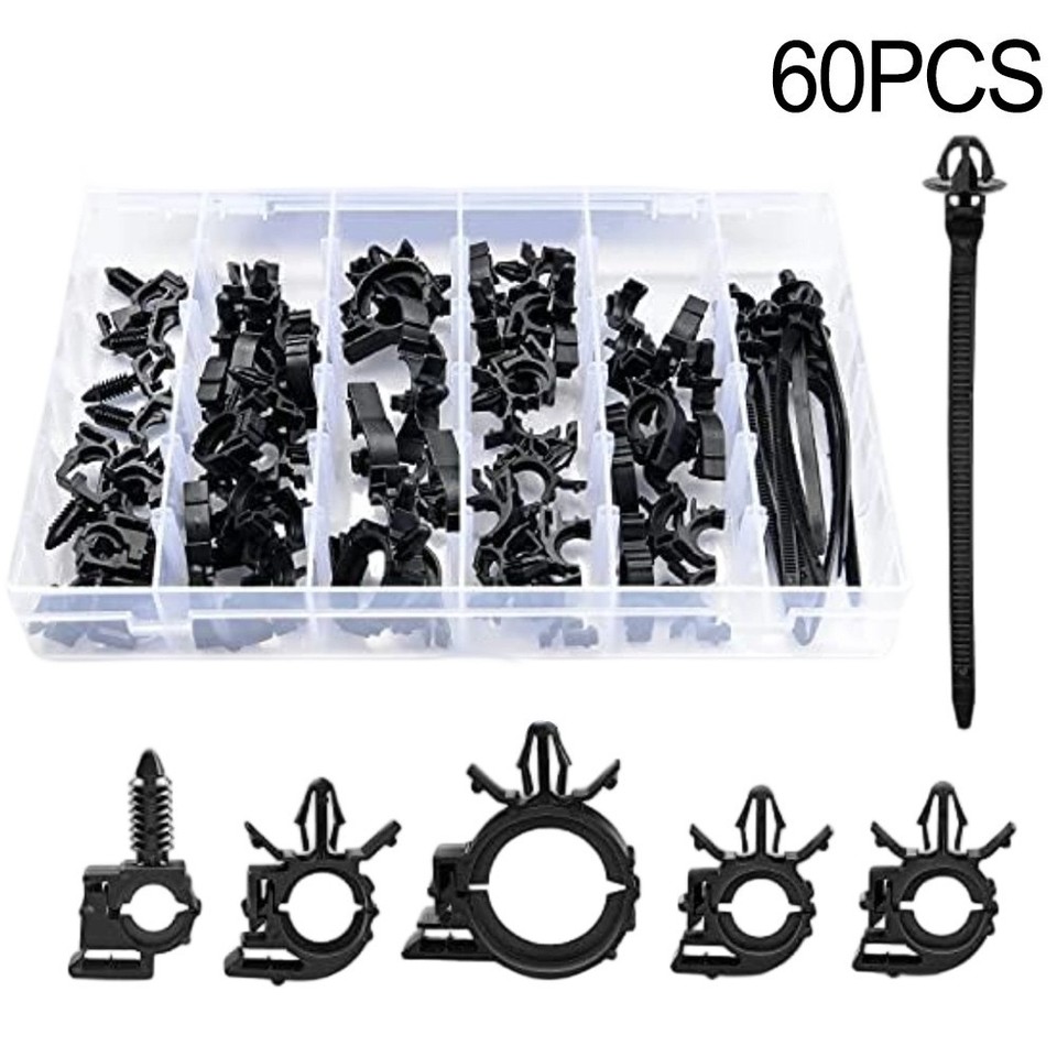 Cable Routing Wiring Harness Clips Cable Fasteners Plastic Storage Box ...