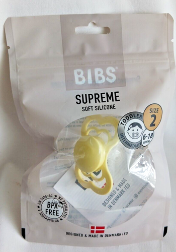 Bibs Supreme Soft Silicone Pacifier Size 2 ~ 6-18 Months ~ New | eBay