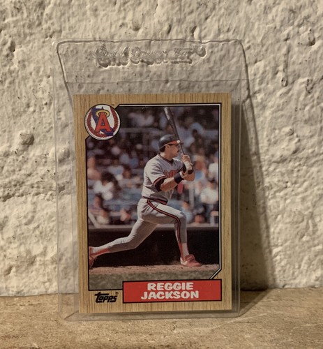 1987 Topps #300 Reggie Jackson Angels NM-MT Card | eBay
