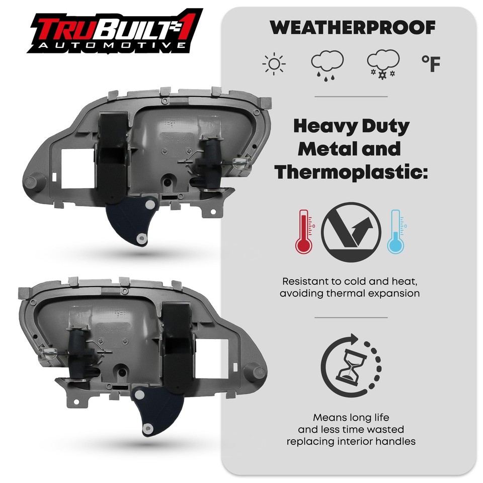 15708043 15708044 Pair Interior Left/Right Front/Rear Door Handle 95-00 ...