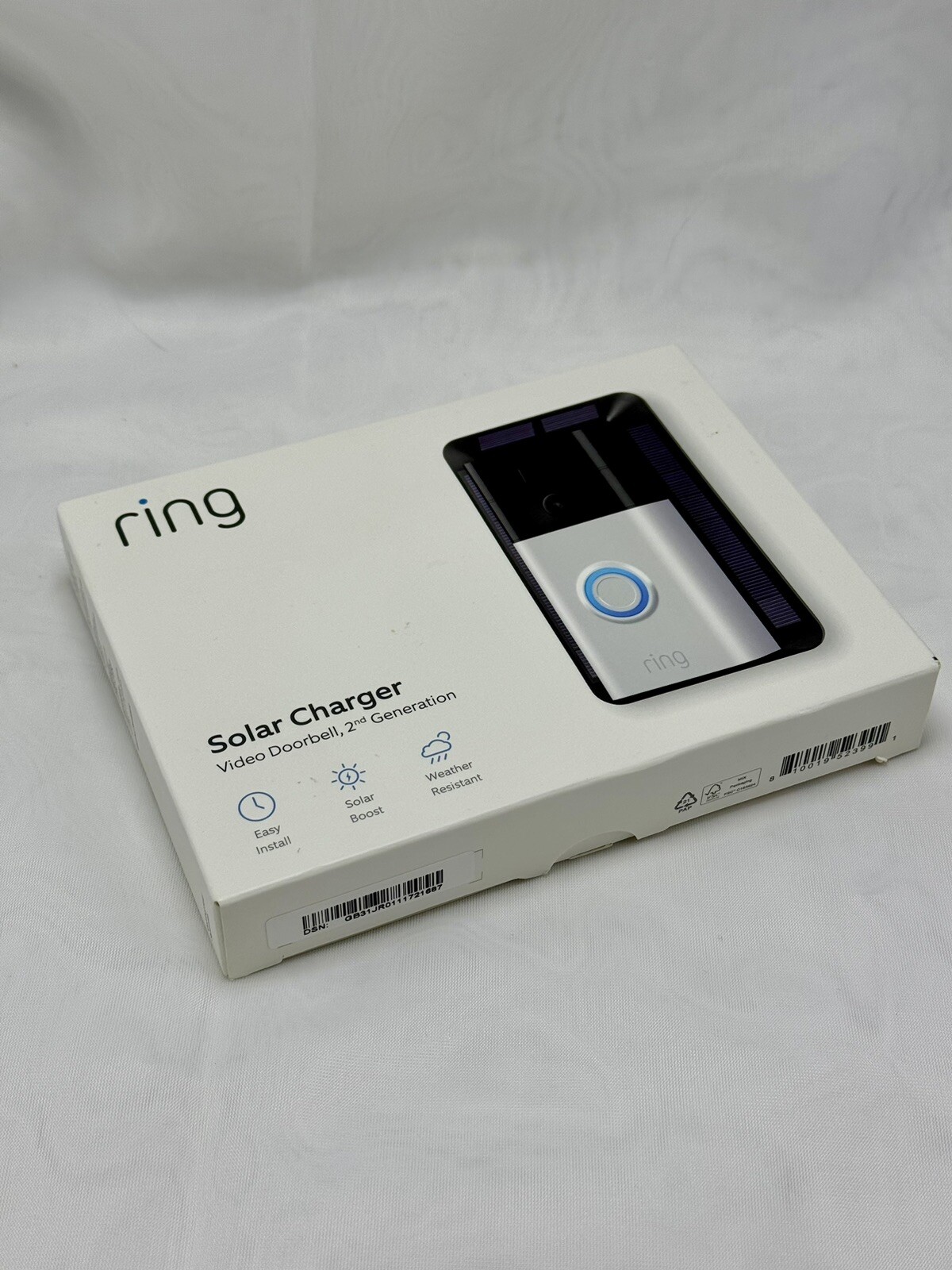 Ring Solar Charger for 2nd Generation Video Doorbell. - NIB - | eBay