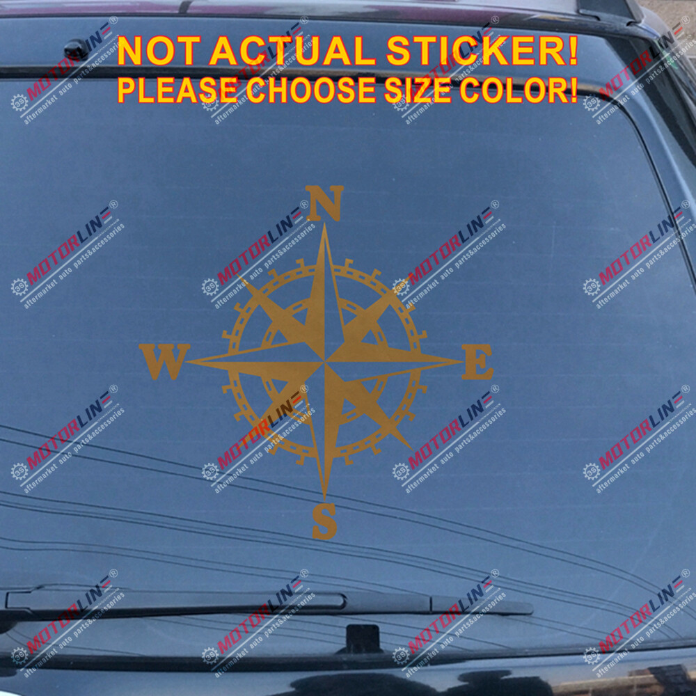 4X4 compass Off Road Decal Sticker Car Vinyl fit for Jeep Ford Chevy ...