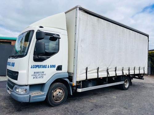 DAF LF45 CURTAIN SIDER LORRY 22FT TRAILER *C/W TUCK AWAY TAIL LIFT ...