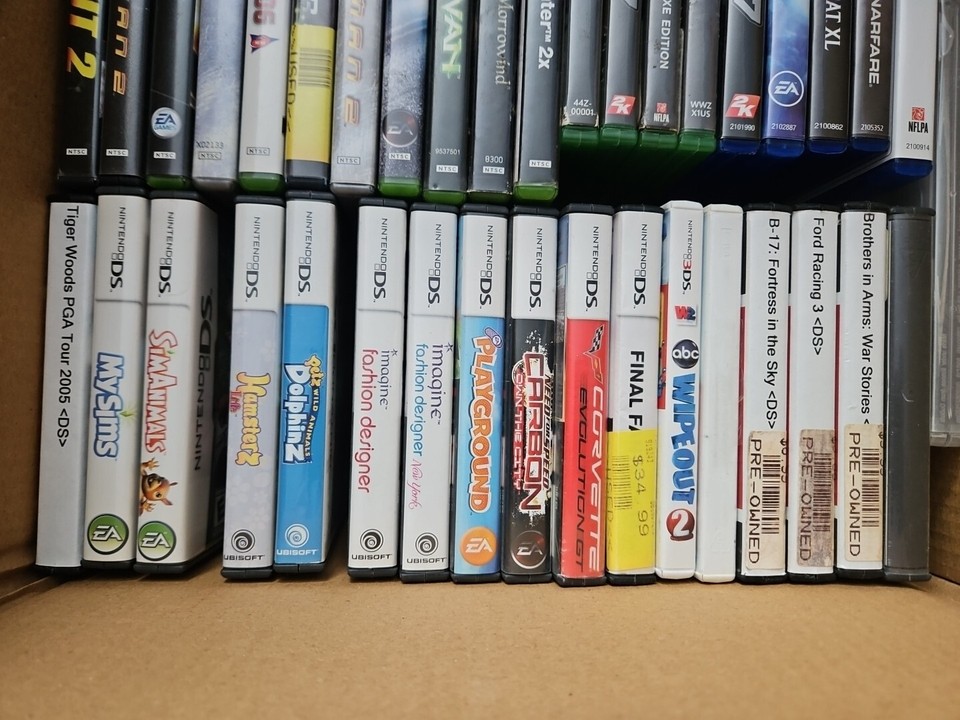 Lot of 55 Various Empty Game Cases. NO GAMES. Xbox/nintendo/sega/Playstation. | eBay