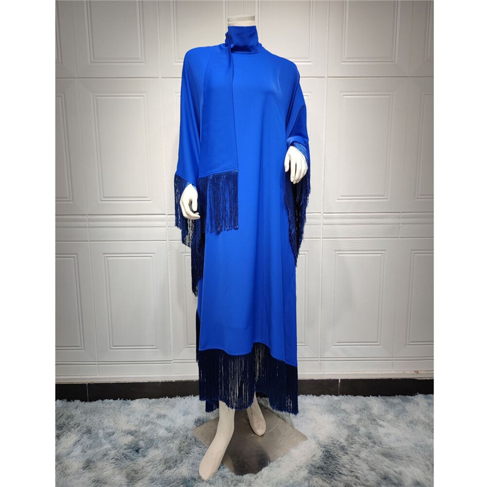 Dubai Abaya Women Oversize Muslim Bat Sleeve Maxi Dress Islamic ...
