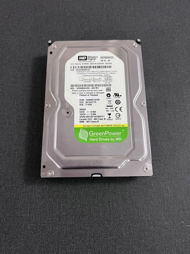 Western Digital AV-GP 500GB Internal 3.5" WD5000AVDS Hard Drive | eBay