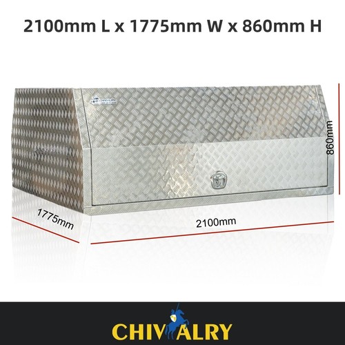 Aluminium Canopy Tool Box Ute Truck Trailer Gullwing Toolbox 2100*1775 ...