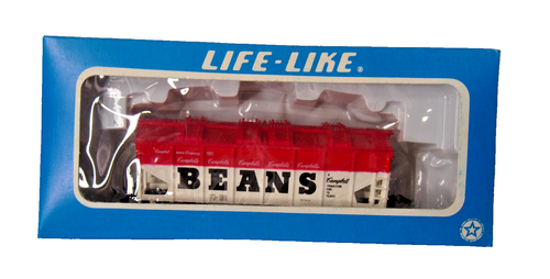 Life-Like Model Trains Campbell's Beans Cement Hopper Car H0 Scale | eBay