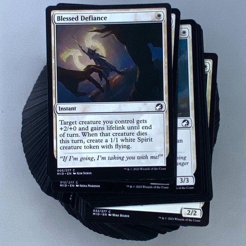 Magic The Gathering INNISTRAD MIDNIGHT HUNT COMMON SET 100 Cards 1X X1 ...