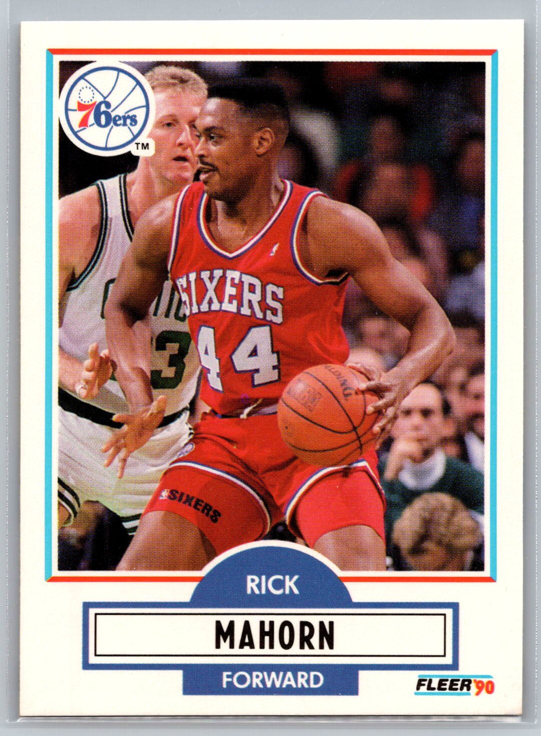Rick Mahorn 1990-91 Fleer BASKETBALL #144 Philadelphia 76ers | eBay