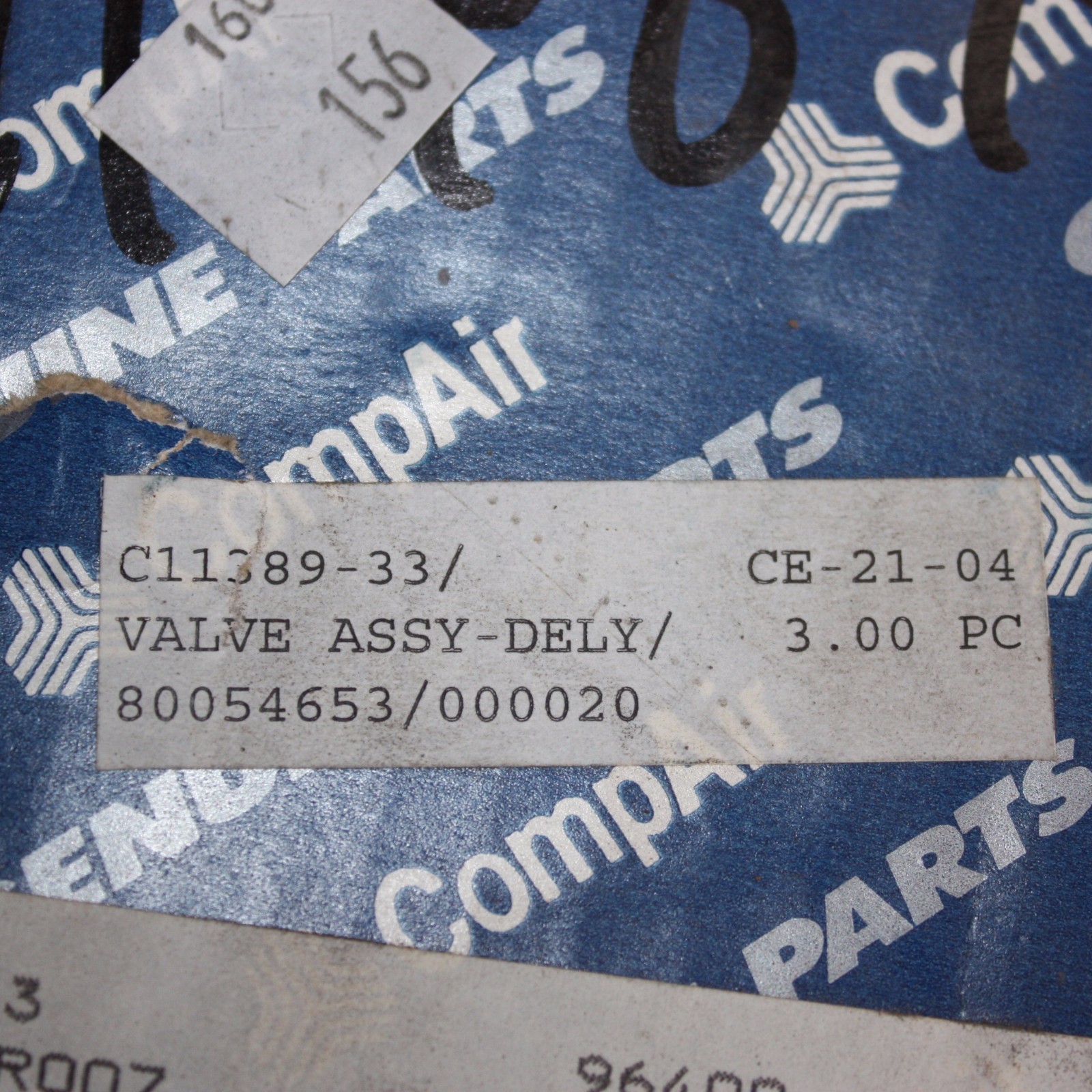 COMPAIR C11389/33 VALVE CONCENTRIC DISCHARGE POSITION INSTRUMENT AIR ...