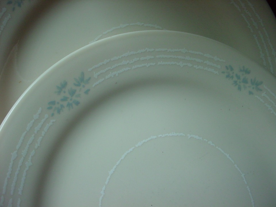 CORELLE LACE BOUQUET SALAD / BREAD / DESSERT PLATES SET OF 4 VGUC FREE ...