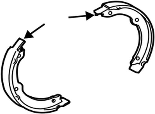 46530-34010 Toyota Parking brake shoe 4653034010, New Genuine OEM Part ...