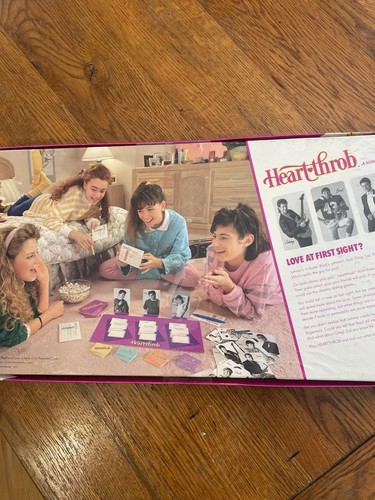 Vintage Heart-Throb The Dream Date Board Game 1988 MB Milton Bradley ...