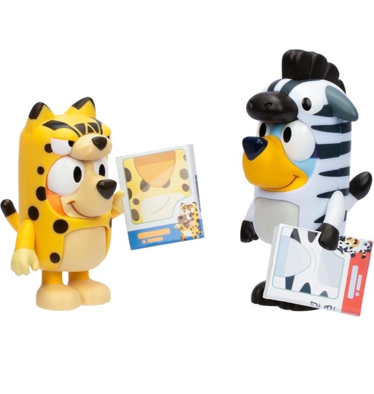 Bluey & Bingo Figure 2 Pack Animal Costumes Toy Figures | eBay
