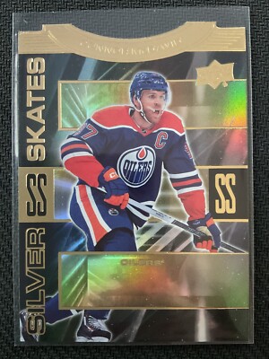 Connor McDavid 2023-24 Upper Deck Extended Silver Skates Gold Card #SS ...