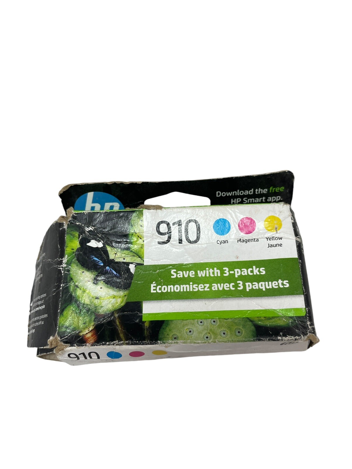 Genuine HP 910 Color Ink Combo 3-Pack Cyan Magenta Yellow EXP: 10/2025 ...