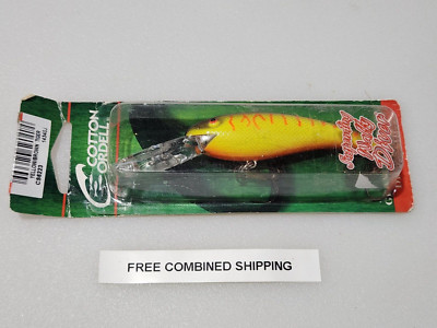 Cotton Cordell Suspending Wally Diver Crankbait Yellow Brown Tiger | eBay