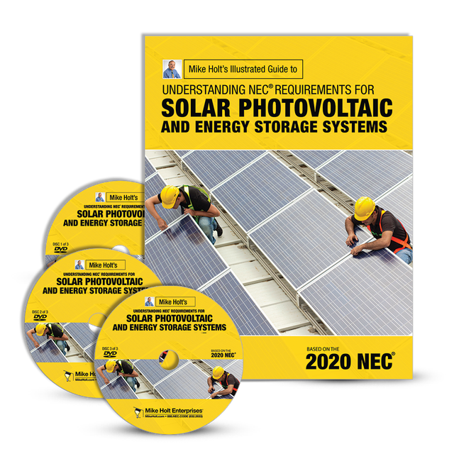 Mike Holt's 2020 NEC Solar PV Systems DVD Program by Mike Holt (2020 ...