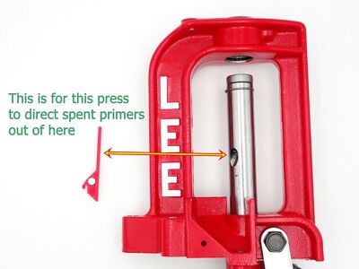 Lee Breech lock challenger spent primer ram slot plug. Primer director ...