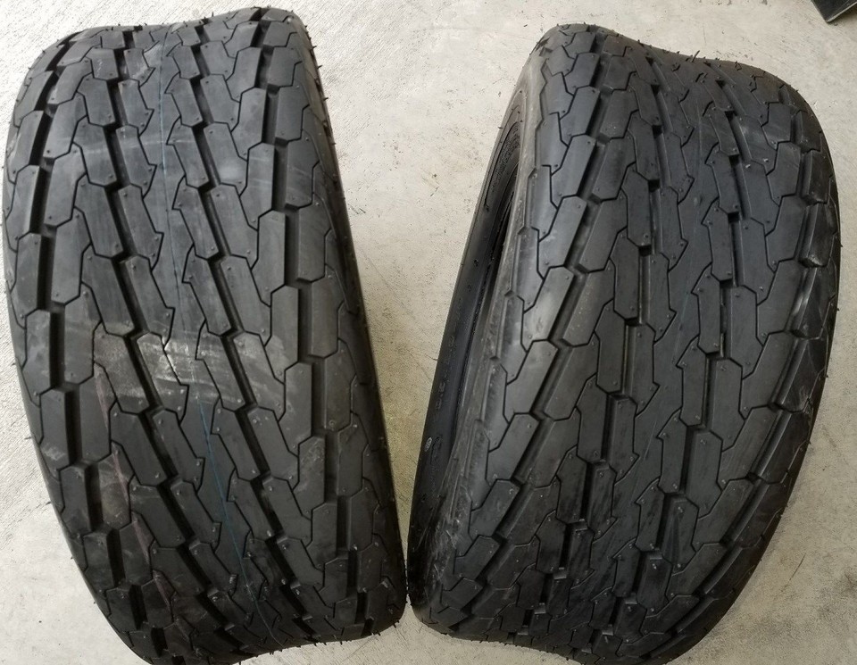 2 - 20.5X8.0-10 10 Ply Deestone D268 Boat Trailer Tires pontoon camper ...