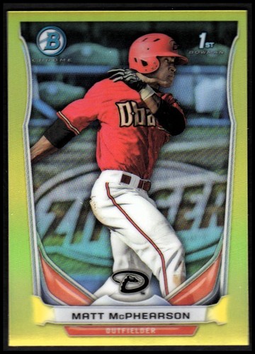 2014 Bowman Chrome Mini Factory Set Yellow Refractors #287 Matt ...