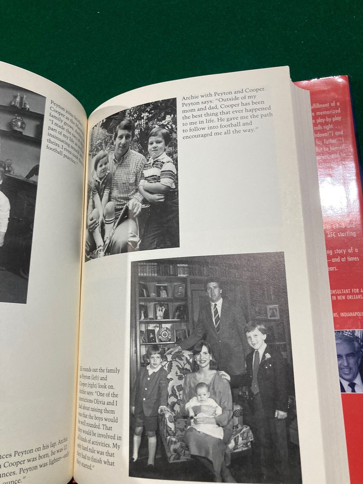 MANNING~A Father, His Sons, and a Football Legacy Archie Peyton J ...