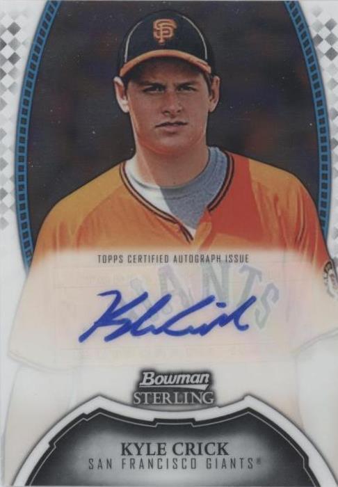 2011 Bowman Sterling - Prospect Autographs Kyle Crick #BSP-KC (AU, RC ...