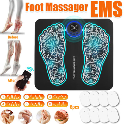 EMS Foot Massager Neuropathy Feet Mat for Circulation Pain Relief 19 ...