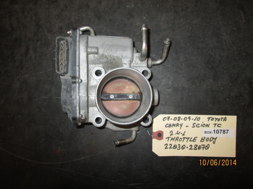 07 08 09 10 TOYOTA CAMRY SCION TC 2.4L THROTTLE BODY #22030-28070 BOX ...